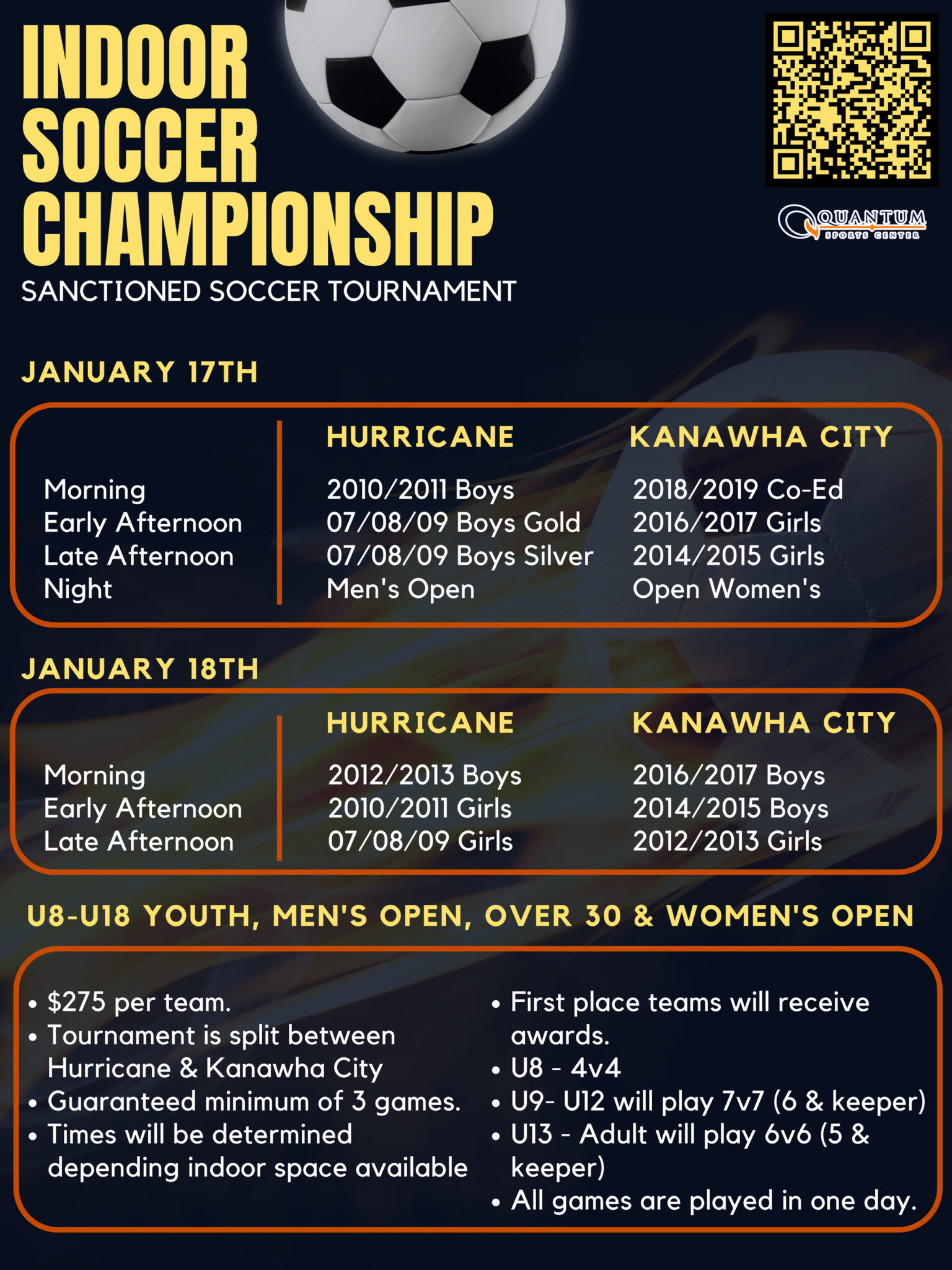 Tournaments - Quantum Sports Center